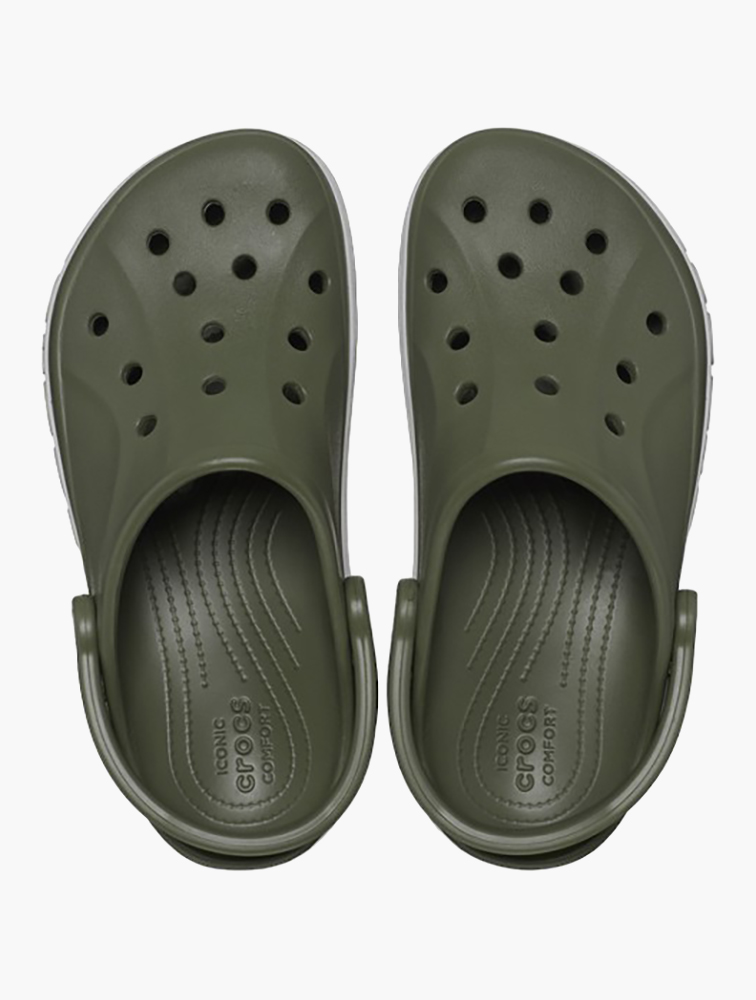 MyRunway | Shop Crocs Army Green Cobblestone Bayaband Clogs for Women & Men from MyRunway.co.za